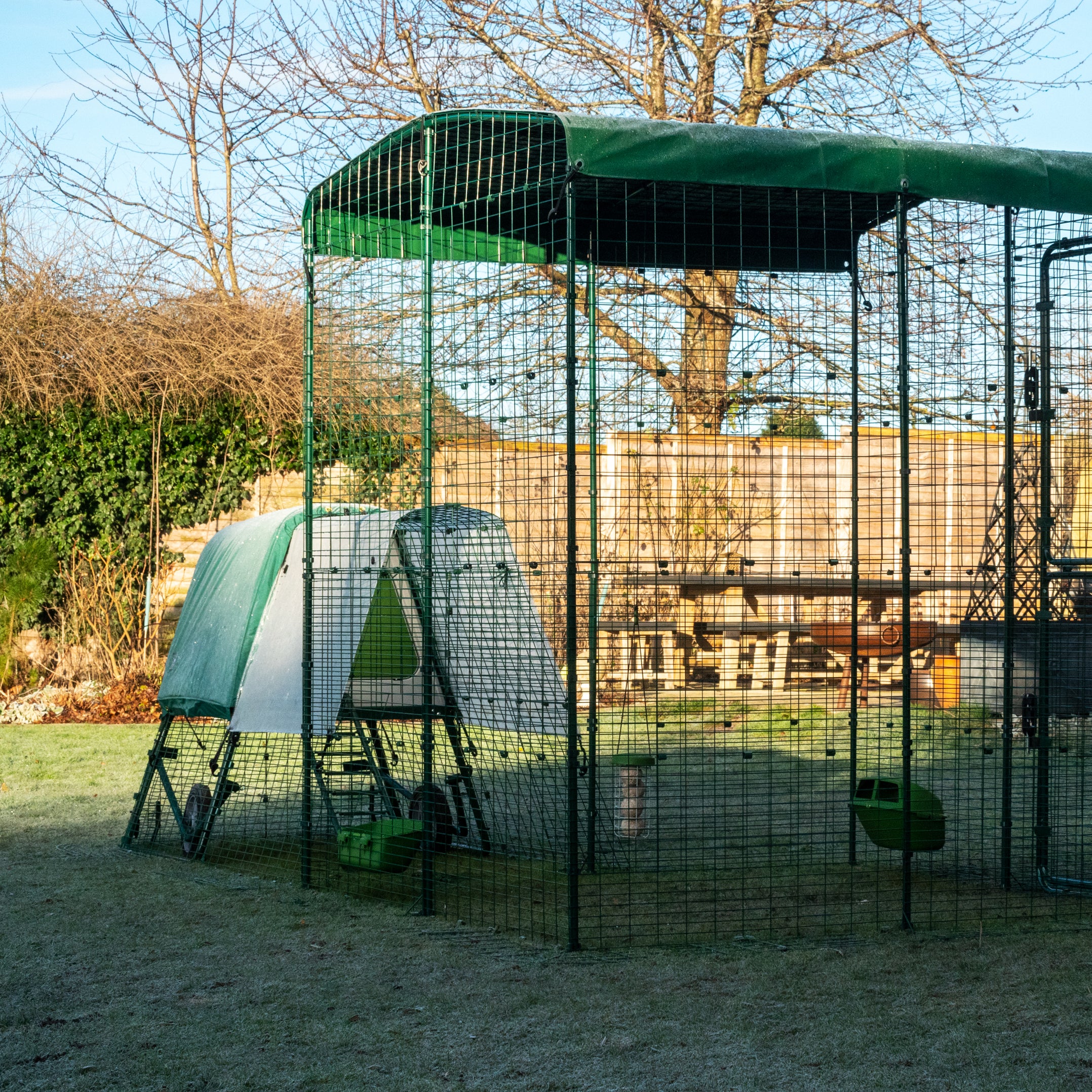 Heavy Duty Walk In Run/Catio Cover 2x2m — Four Legs or Wings Pets